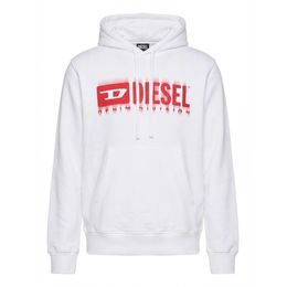 Diesel Sweatshirt 'S-GINN-HOOD-L5' Herren Gr&ouml;&szlig;e L wei&szlig;