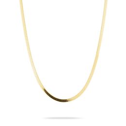 Liebeskind Berlin Damen Kette ohne Anh&auml;nger &raquo;Schmuck Geschenk Edelstahl Halskette The Long Sleek&laquo; gold
