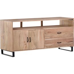 GUTMANN FACTORY Sideboard &raquo;Georgia&laquo; Kommode aus massivem Akazienholz, Breite 140 cm beige Massivholz