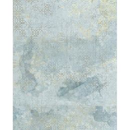 Komar Vliestapete &raquo;Digitaldruck Vlies - Jaunty Jewels - Gr&ouml;&szlig;e 200 x 250 cm&laquo; bedruckt glatt Wohnzimmer, Schlafzimmer blau Vlies