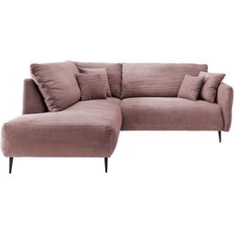 Home Affaire Ecksofa &raquo;Vanilla L-Form&laquo; Armlehnenfunktion rosa