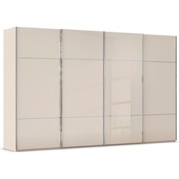 Rauch Schwebet&uuml;renschrank &raquo;Kleiderschrank Schrank Garderobe Schlafzimmerschrank SCALE-TRIO&laquo; edle dreigeteilte Front mit 2 Zierleisten Glasfront MADE 