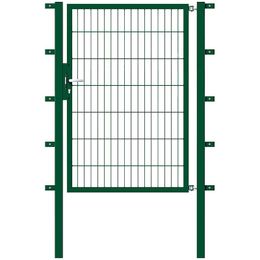 Alberts Zauneinzelt&uuml;r &raquo;Flexo&laquo; 100 cm Breite, in versch. H&ouml;hen gr&uuml;n Stahl