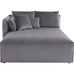 OTTO home Ottomane &raquo;N&ouml;re&laquo; Lounge-Modul - zum eigenen Zusammenstellen, Breite 138cm, Tiefe 168cm grau 100% Polyester