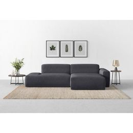 Trendmanufaktur Ecksofa &raquo;Braga, mit hochwertigem Kaltschaum, L-Form, in Cord erh&auml;ltlich&laquo; modernes Sofa, Couch mit hohem Sitzkomfort, 275/72/160 cm (B/