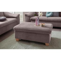 Sit & More sit&more Hocker &raquo;Santo&laquo; braun Luxus-Microfaser ALTARA NUBUCK (100% Polyester);Struktur (100% Polyester);Struktur weich (92% Polyester, 8% Nylon)