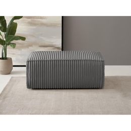 OTTO home Hocker &raquo;FINNLEY, Polsterhocker in Boucl&eacute;, Struktur fein u. Mega Cord verf&uuml;gbar&laquo; passend zur Polster-Serie Finnley grau Bezugstoff 100% PES !