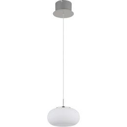 Globo LIGHTING LED-H&auml;ngeleuchte &raquo;QUINTARA&laquo; LED-Modul 1 Stk. Warmwei&szlig; Pendelleuchte, Essbereich, Wohnzimmer, H&ouml;henverstellbar, Glas opal