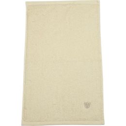 Ross G&auml;stehandt&uuml;cher &raquo;Vita&laquo; Bestickung Ross-Emblem beige Frottier, Obermaterial: 100% Baumwolle