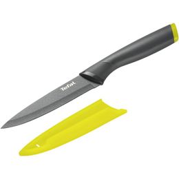 Tefal Universalk&uuml;chenmesser &raquo;Fresh Kitchen&laquo; 12 cm, Klingen aus rostfreiem Stahl, Titan-Versiegelung, Klingenschutz Edelstahl, Kunststoff