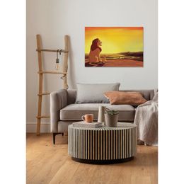 Komar Leinwandbild &raquo;Disney The Lion King Your Kingdom&laquo; Disney Set, 1 Stk. tlg. 90 x 60 cm (Breite x H&ouml;he) - Kinderzimmer, Dekoration gelb Vlies