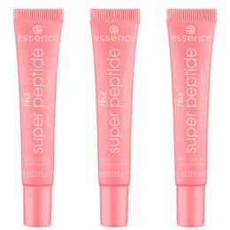 Essence Damen Lippenbalsam &raquo;the super peptide glossy lip treatment&laquo; mit milchig gl&auml;nzender Textur