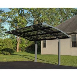 Einzelcarport &raquo;Arizona&laquo; Aluminium 544 cm Anthrazit 100% UV-gesch&uuml;tzt grau