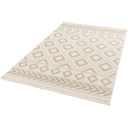 Sch&ouml;ner Wohnen Kollektion SCH&Ouml;NER WOHNEN-Kollektion Teppich &raquo;Summer 6352&laquo; rechteckig 6 mm H&ouml;he In- und Outdoor geeignet, Hoch Tief Struktur, Robuster Teppich beige Kunstfaser