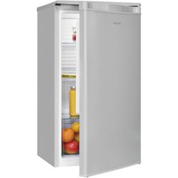 Exquisit Vollraumk&uuml;hlschrank &raquo;KS85-V-O91E grau&laquo; 84,3 cm hoch 45 cm breit 76 L Volumen silber Nischenh&ouml;he: 84,3 cm