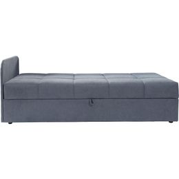 Alina Schlafsofa &raquo;Marla&laquo; inkl. Stauraum, Armlehne wahlweise links ode rechts blau Chenille EQE (100% Polyester)