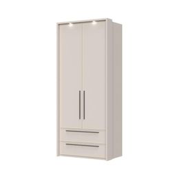 OTTO home Dreht&uuml;renschrank &raquo;Opera mit oder ohne Kranz inkl. LED-Bel.,B92,137,182 oder 227 cm&laquo; UV lackiert, Soft Close Funktion, H&ouml;henverstellbare F&uuml;&szlig;e