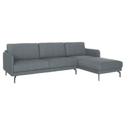 Creation BY ROLF BENZ Ecksofa &raquo;CR.450, Designecksofa, L-Form&laquo; Armlehne sehr schmal, Breite 274 cm, Alugussfu&szlig; Umbragrau grau Chenille COCO (72% 