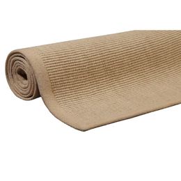 Wecon Home Teppich &raquo;Hugo one, Juteteppich, auch als L&auml;ufer&laquo; rechteckig 8 mm H&ouml;he Naturfaser, 100% Jute, Sisal-Optik, modern, pflegeleicht, Wohnzimmer 