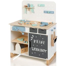 Musterkind Spielwerkbank &raquo;Fagus, wei&szlig;/natur&laquo; beige Holz