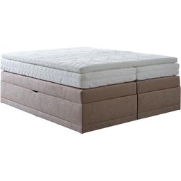 Westfalia Schlafkomfort Boxspringbett &raquo;Ibiza in den Breiten 160x200, 180x200cm & 200x200cm&laquo; beige