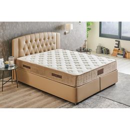 Yatas Bedding Bonnellfederkernmatratze &raquo;Majest&auml;t Luxus, Matratze 90x200, 140x200 cm & weitere Gr&ouml;&szlig;en&laquo; 30 cm hoch 207 Federn 1 Stk. tlg. H3, wendbar, ergonomisch, 