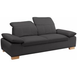 Home Affaire 2,5-Sitzer &raquo;Bergamo Multifunktions-Couch, elegant und komfortabel&laquo; mit Armlehn-und R&uuml;ckenfunktion, Federkern braun Chenille 100% 