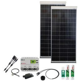 Phaesun Solaranlage &raquo;Caravan Kit, Base Camp Aero MPPT WRM20 240 W&laquo; silber