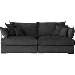 Home Affaire Big-Sofa &raquo;Casa, Breite 247 cm&laquo; Mega-Sofa, Cord oder Chenille-Struktur w&auml;hlbar, mit Federkern! 100% Polyester