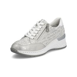 Rieker Damen Sneaker &raquo; Sneaker Lederimitat&laquo; silber 40