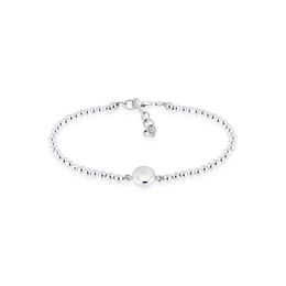 Elli Damen Armband &raquo;Mondstein Kugel Rund 925 Sterling Silber&laquo; silber