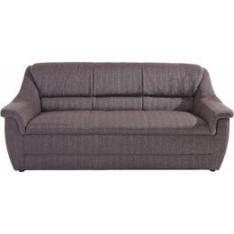 DOMO collection 3-Sitzer &raquo;Lale formsch&ouml;nes und komfortables Sofa, zeitlos und elegant,&laquo; optimal f&uuml;r kleinere R&auml;ume braun Microfaser PRIMABELLE (100% 