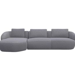 FLEXLUX Wohnlandschaft &raquo;Torino, rund, L-Form, Sofa-Ecke mit Recamiere, Longchair-Sofa&laquo; Modernes, organisches Sofa-Design, Kaltschaum, 