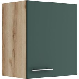 Optifit H&auml;ngeschrank &raquo;Bella&laquo; Breite 50 cm, 1 T&uuml;r, 1 Einlegeboden gr&uuml;n Holzwerkstoff