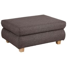 Home Affaire Hocker &raquo;Nika&laquo; passend zur Serie, auch in Cord braun Struktur fein (100% Polyester);100%Polyester/ 85%Polyester+15% Polyacryl Melrose /
