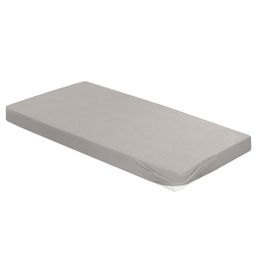 Irisette Spannbettlaken &raquo;Kuschel Jersey Spannbettlaken Vesuv&laquo; mit Rundumgummizug silber Jersey, Obermaterial: 100% Baumwolle