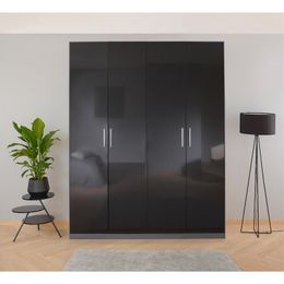 Rauch Dreht&uuml;renschrank &raquo;Kleiderschrank Schrank Garderobe KOLUNA mit Hochglanz-Front&laquo; Breiten 181/226/271/315 cm H&ouml;hen 210/229 cm, Hochglanzfront, inkl