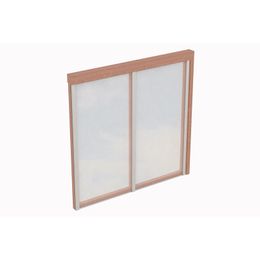 Skan Holz Carport-Seitenwand m. Polycarbonatplatten beige Holzwerkstoff
