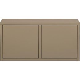 Woood Sitzbank &raquo;Turner&laquo; mit Push-to-Open Funktion, belastbar bis 100 kg, H 39 cm x B 80 cm braun Holzwerkstoff