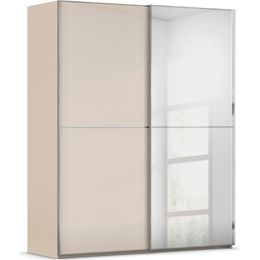 Rauch Schwebet&uuml;renschrank &raquo;Kleiderschrank Schrank Garderobe Schlafzimmerschrank SCALE-DUO&laquo; edle zweigeteilte T&uuml;ren Spiegel/Glas-Mix 3 Zierleisten MADE
