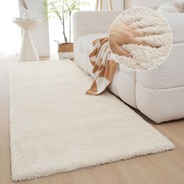 my home Hochflor-L&auml;ufer &raquo;Microfaser Teppich Magong, besonders weich, sehr feiner Flor&laquo; rechteckig 25 mm H&ouml;he uni Teppiche, Wohnzimmer, Schlafzimmer, 