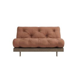 Karup Design Daybett &raquo;Daybett Roots Schlafsofa &ndash; G&auml;stebett & Sofa aus FSC -Kiefer&laquo; Inkl. Futonmatratze, in mehreren Gr&ouml;&szlig;en & Farben erh&auml;ltlich braun Bezug: 80% 
