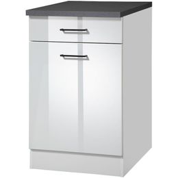 KOCHSTATION Unterschrank &raquo;KS-Trier&laquo; Breite 50 cm wei&szlig; Holzwerkstoff, MDF