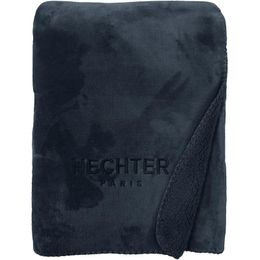 HECHTER PARIS Wohndecke &raquo;0238002&laquo; Teddyfleece, Decke, Kuscheldecke, superweich, bequem, wohlig warm blau Polyester