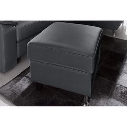 Sit & More sit&more Hocker &raquo;Ascara&laquo; schwarz Luxus-Microfaser (100% Polyester);Softlux -Kunstleder;NaturLeder