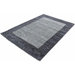 Ayyildiz Teppiche Hochflor-Teppich &raquo;Life Shaggy 1503&laquo; rechteckig 30 mm H&ouml;he als L&auml;ufer und in rund erh&auml;ltlich, Shaggy, Langflor, Wohnzimmer grau Kunstfaser