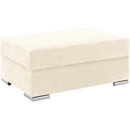 Collection AB Hocker &raquo;John&laquo; Frei im Raum stellbar, wahlweise mit Federkern beige Luxus-Microfaser 2 (100% Polyester);Microfaser PRIMABELLE (100% 