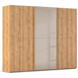 Rauch Schwebet&uuml;renschrank &raquo;Kleiderschrank Schrank Garderobe Schlafzimmerschrank SCALE-WOOD&laquo; edle geteilte Front in massiver Asteiche mit Glast&uuml;ren 