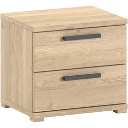 Vipack Nachtschrank &raquo;SAM mit 2 ger&auml;umigen Schubladen, universell einsetzbar&laquo; (B/H/T ca. 50x46,7x39 cm) Schubladen mit Soft-Close, Pflegeleichte Oberfl&auml;che in