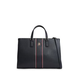 Tommy Hilfiger Damen Henkeltasche &raquo;TH DAILY SATCHEL CORP&laquo; Damen Handtasche, Tragetasche, Umh&auml;ngetasche, Streifen in Tommy Farben